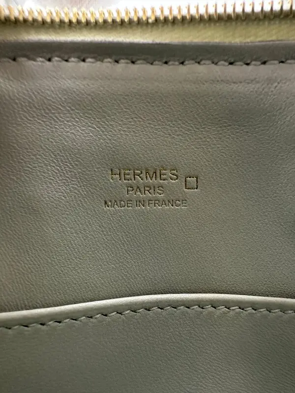 Hermès Bolide In Matte Alligator With Gold Hardware