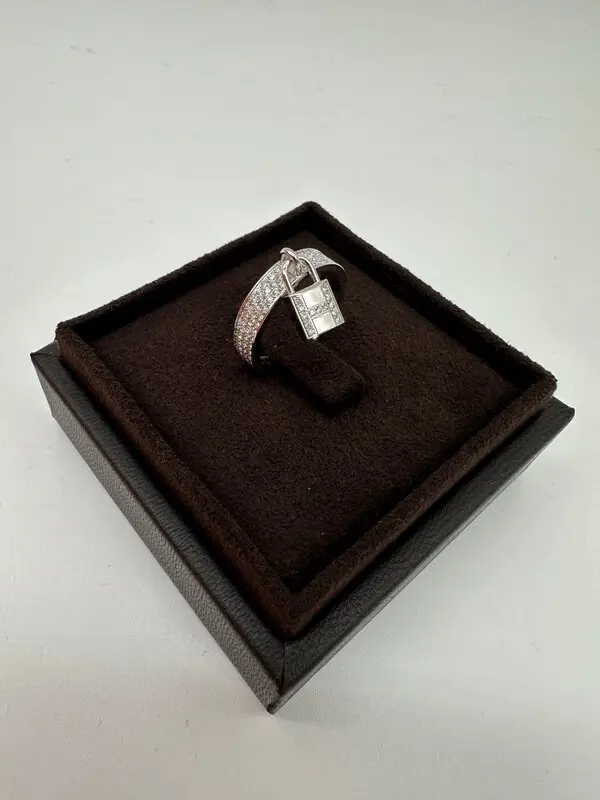 Hermès Kelly Cadenas Ring - Silver