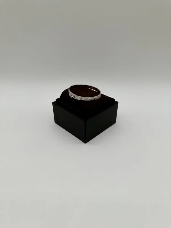 Hermès Kelly Bangle White Gold