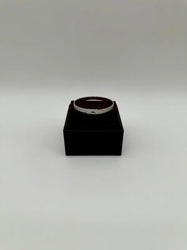 Hermès Kelly Bangle White Gold