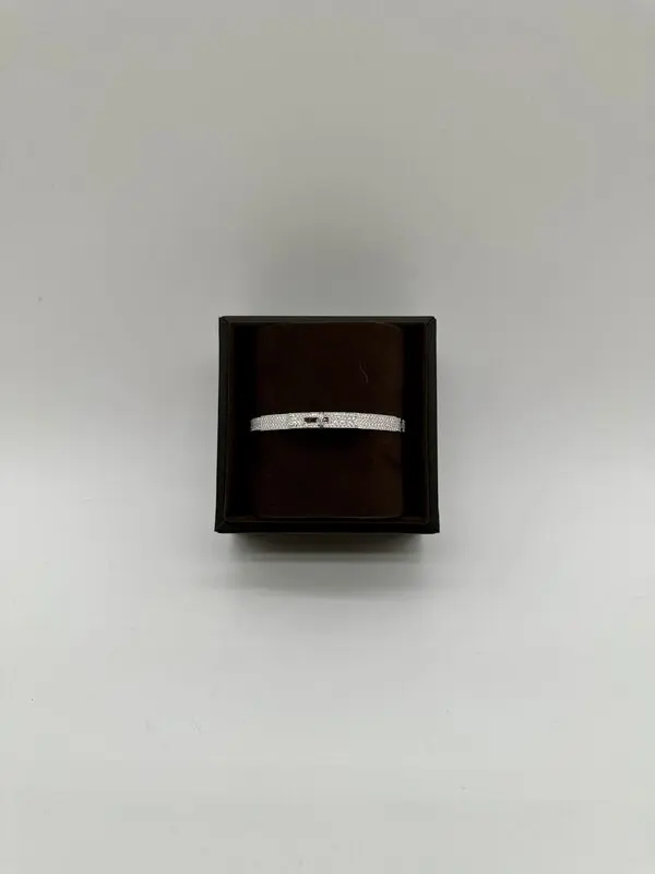 Hermès Kelly Bangle White Gold