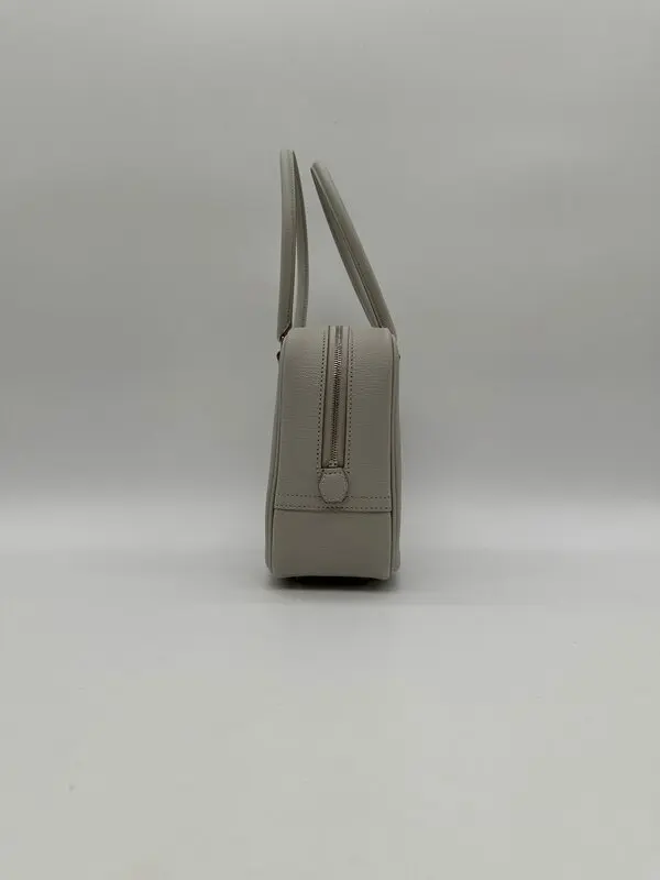 Hermès Plume Chevre Gris Perle