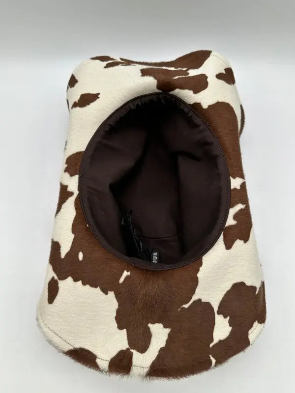 Miu Miu Printed Leather Cowboy Hat - Multi