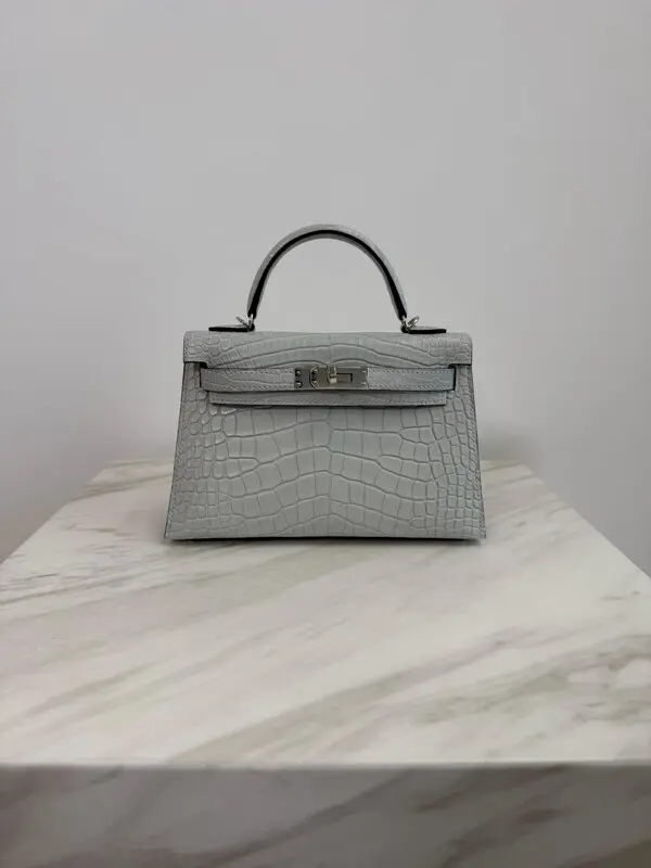Hermès Mini Kelly - Grey