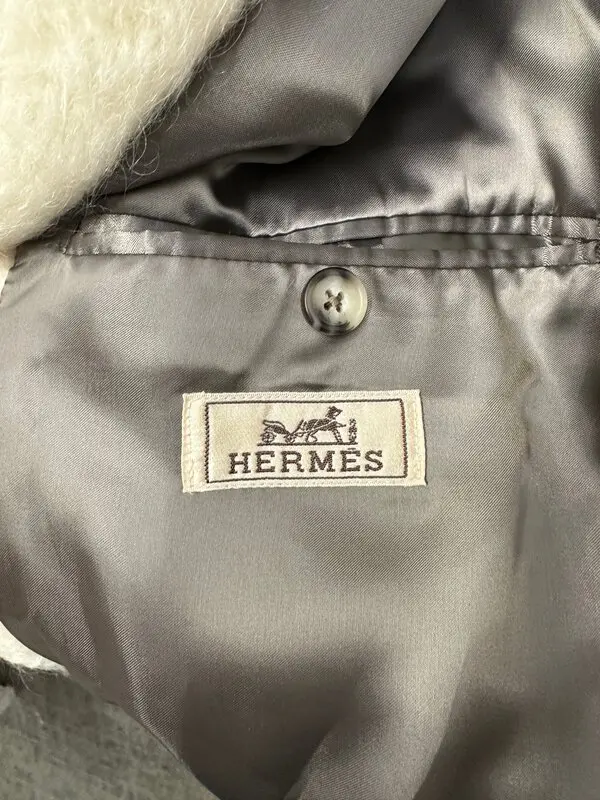 Hermès Petit Paul Mohair Blend Coat