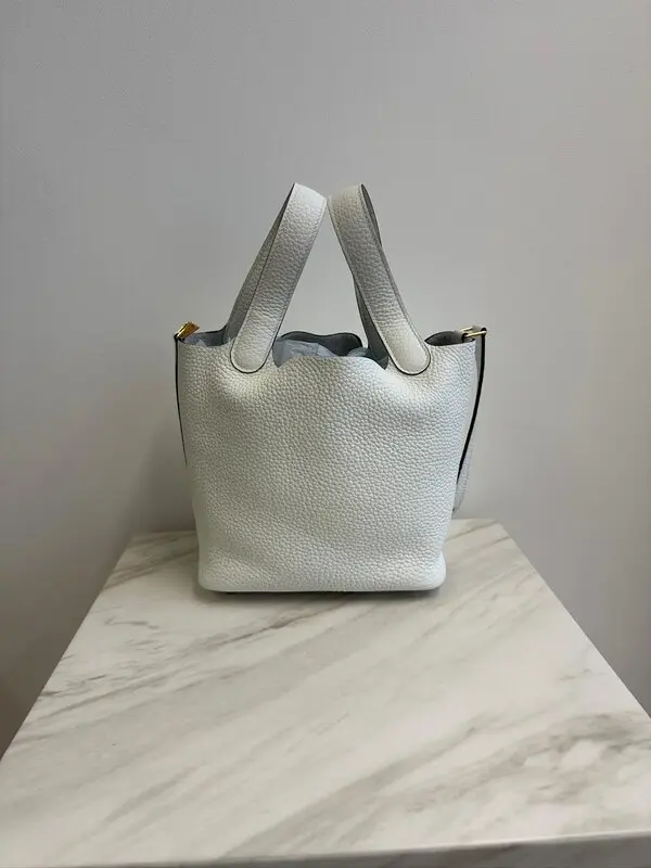 Hermès Picotin - White
