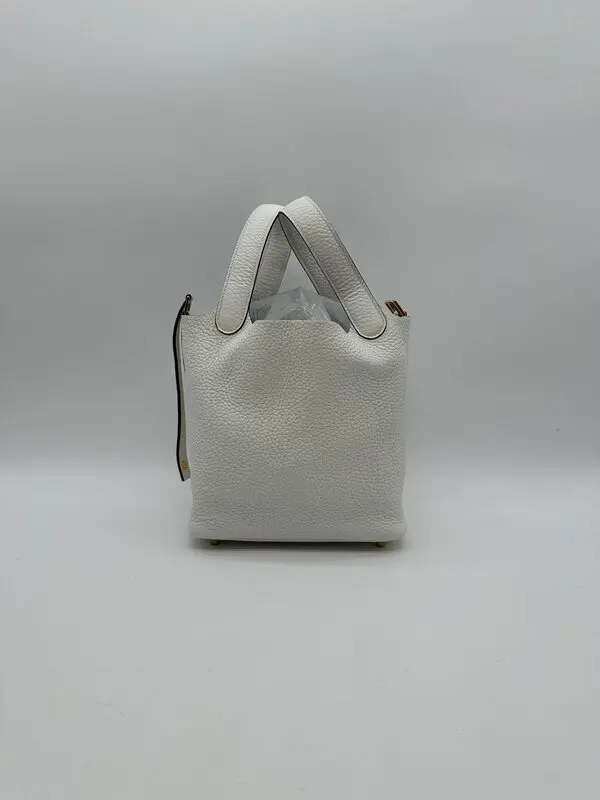 Hermès Picotin - White