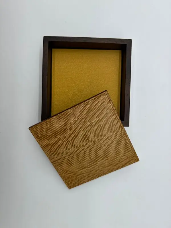 Hermès Lizard Wooden Box