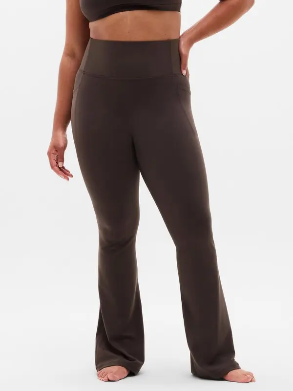 Athleta Salutation Stash Flare Pant - Truffle