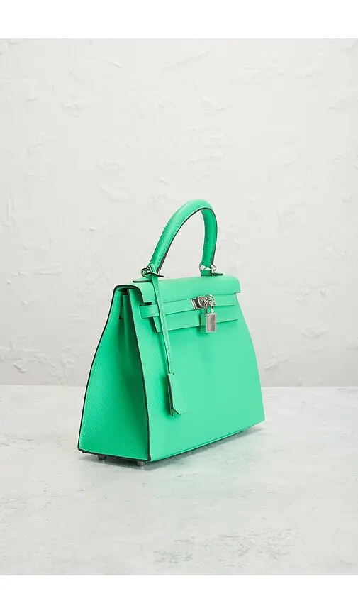 Undefined Hermes Epsom Kelly 25 Sellier Handbag - Vert Comics