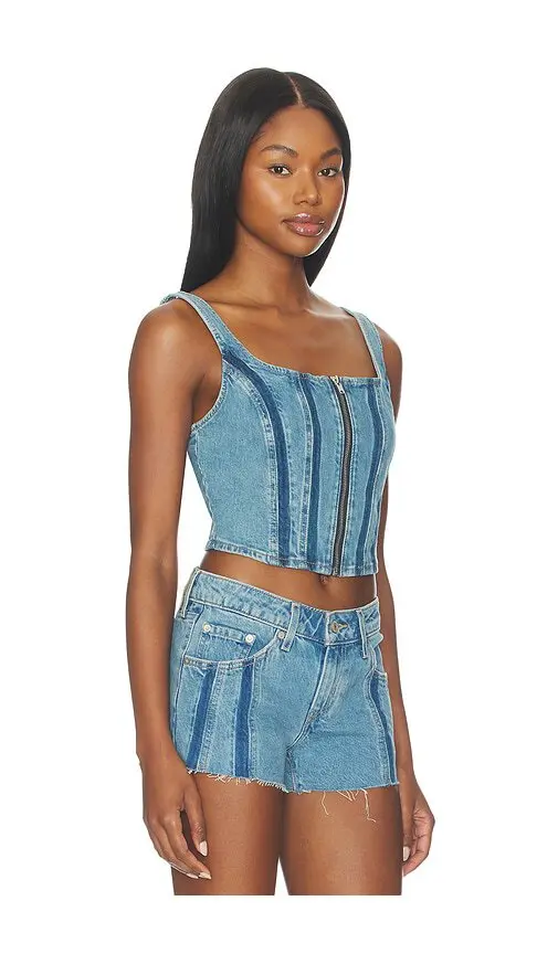 LEVI'S Seamed Zip Bustier - Shadow Work