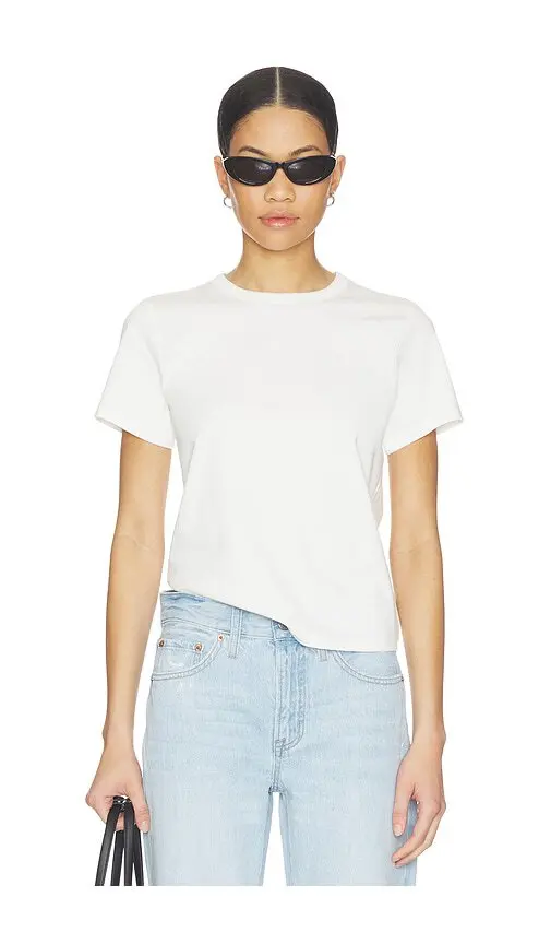 PISTOLA Alba Baby Tee - Le Blanc