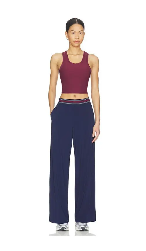 The Upside Peached Sophie Crop Top - Maroon