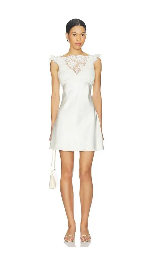 STONE COLD FOX X Carmela Mini Dress - Ivory