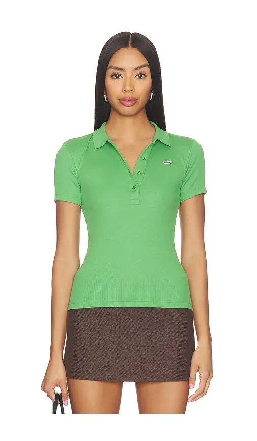 Lacoste Slim Fit Cotes Polo - Green