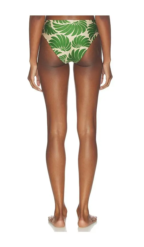 Farm Rio Banana Wings High Waist Bikini Bottom - Pink