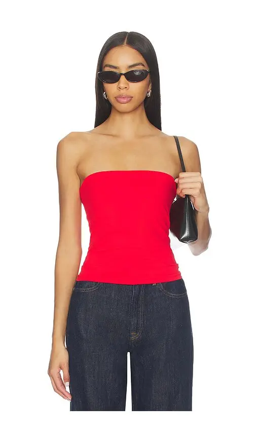 Free People Carrie Tube Top - Fp High Risk Red
