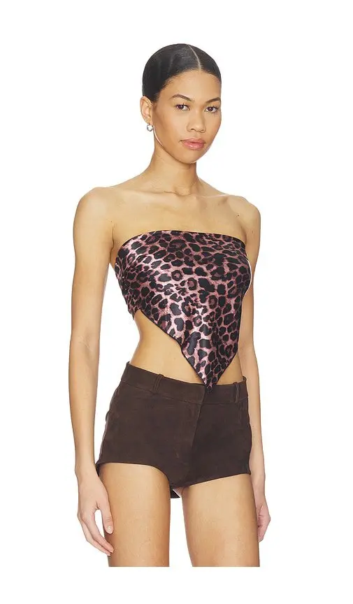 Superdown Klara Scarf Top