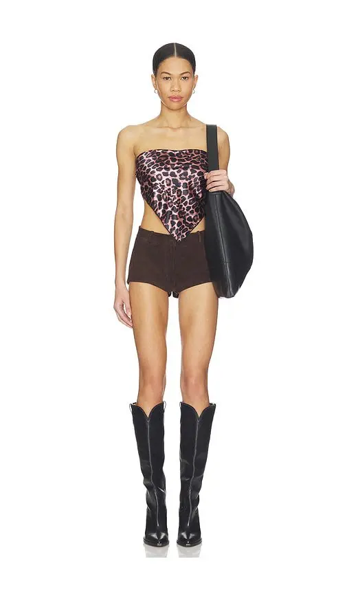 Superdown Klara Scarf Top