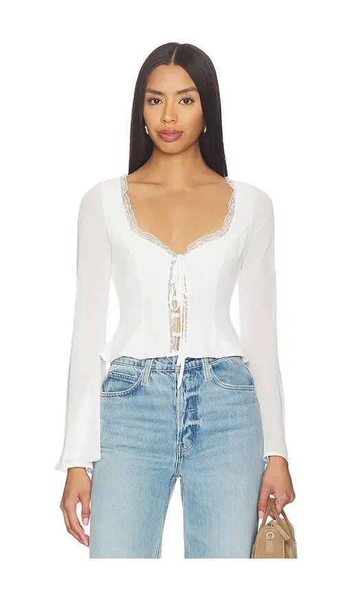 Tularosa Mia Top - White