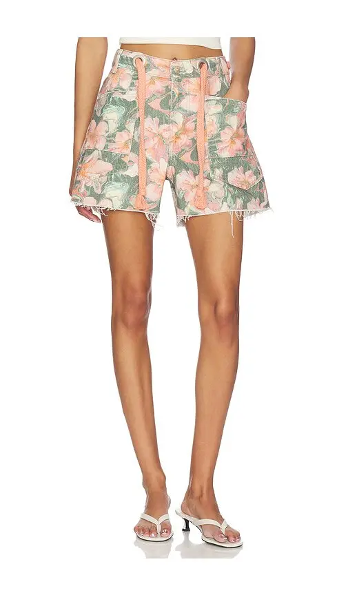 Free People We The Free Moxie Printed Short - Watermelon Combo