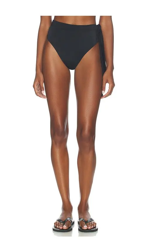 AWAY THAT DAY Tahiti Bikini Bottom - Black