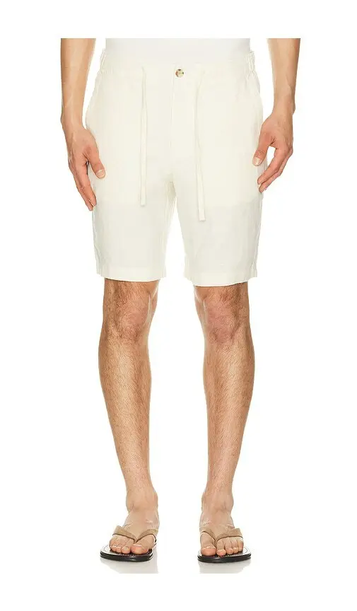 Vince Patch Pocket Drawstring Short - Bone