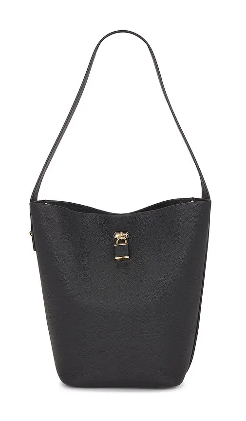 Tory Burch Lock Slim Bucket Bag - Black