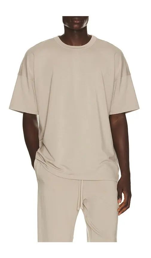 SKIMS Jersey Relaxed T-shirt In Neutral - Linen