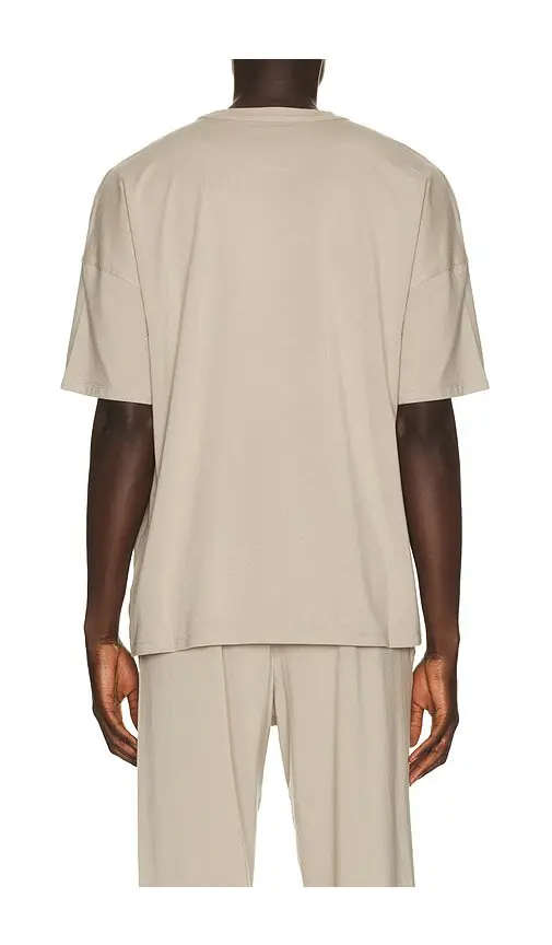 SKIMS Jersey Relaxed T-shirt In Neutral - Linen