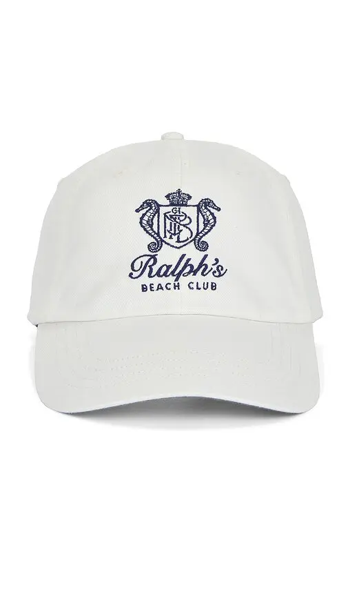 Polo Ralph Lauren Cotton Twill Ralph's Beach Club Sport Cap - Clubhouse Cream