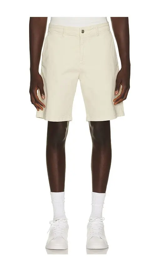 Nn07 Aden Twill Shorts - Ivory