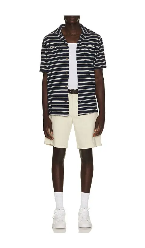 Nn07 Aden Twill Shorts - Ivory