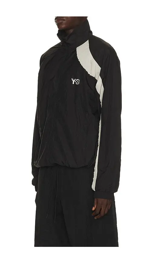 Y3 3s Nylon Zip-up Jacket - Black