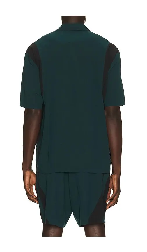 Y3 Shirt In Dark Green - Aurivy