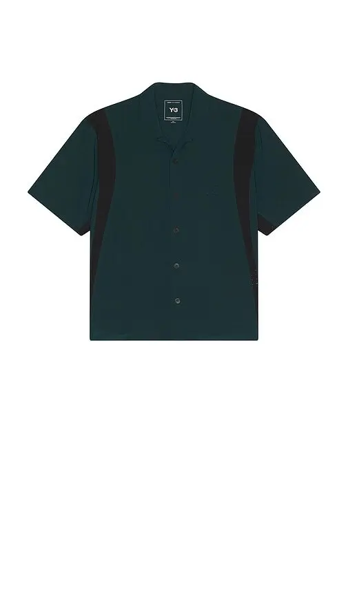 Y3 Shirt In Dark Green - Aurivy