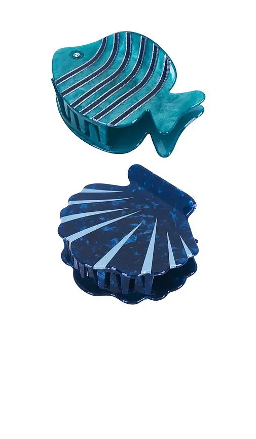 FRASIER STERLING Amalfi Claw Clip Set - Multi