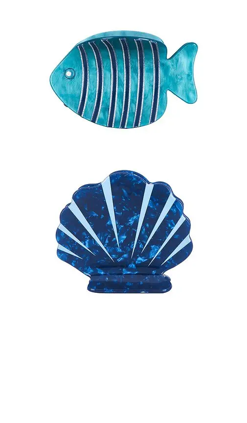 FRASIER STERLING Amalfi Claw Clip Set - Multi