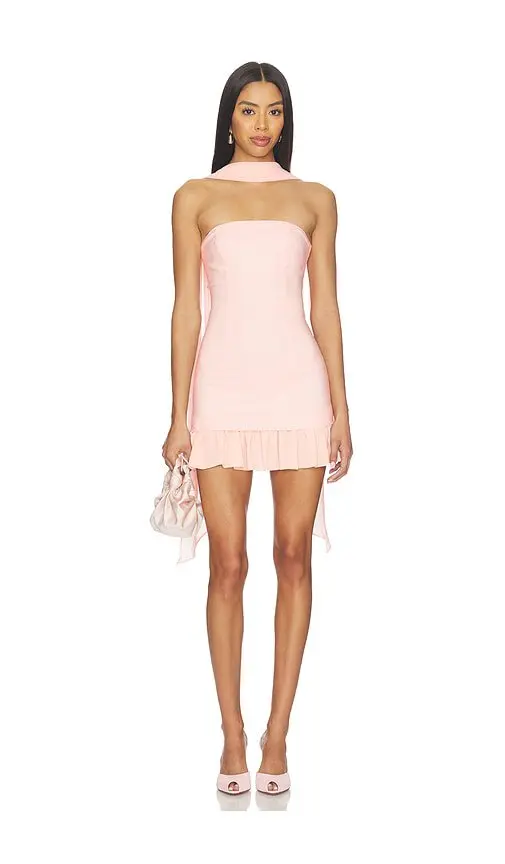 STONE COLD FOX X Alice Mini Dress - Peach