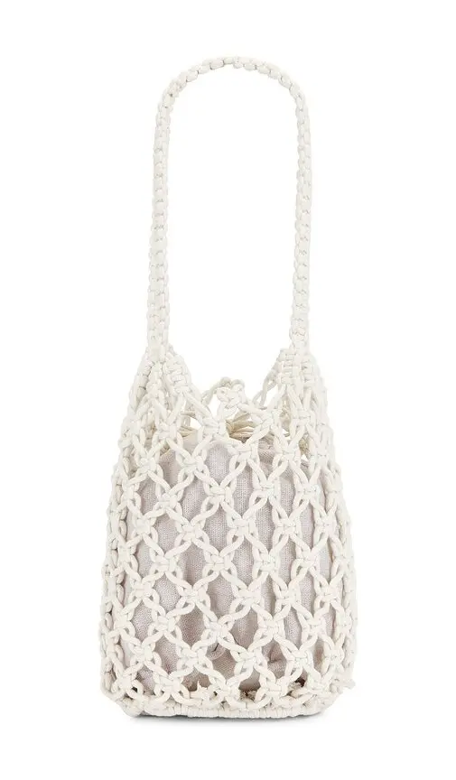 Hat Attack Elodie Fisherman Bag - White