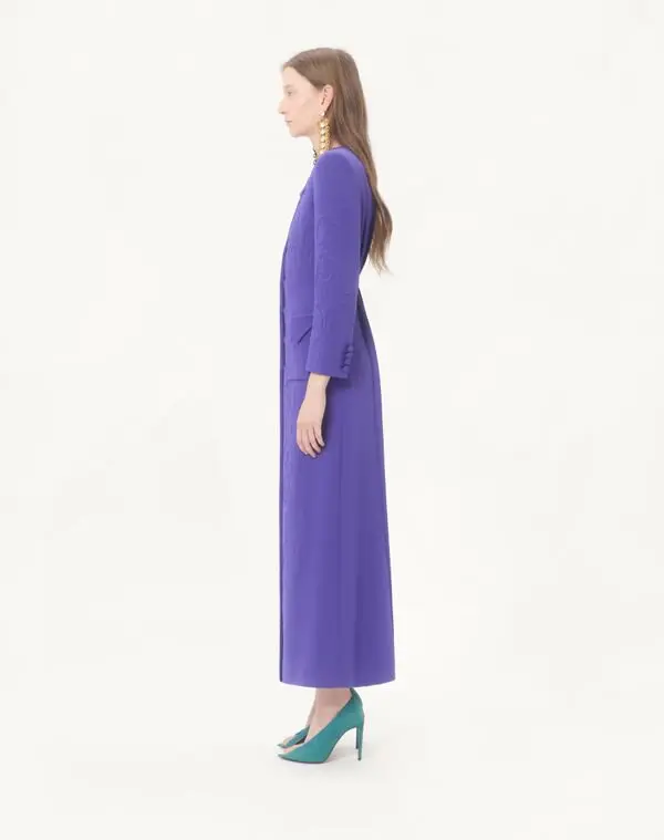 Valentino Garavani Embroidered Cady Satin Coat