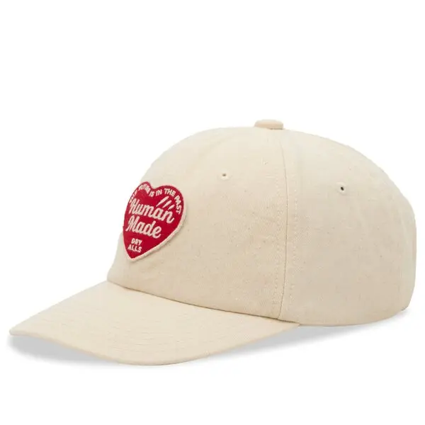 HUMAN MADE Heart Patch Twill Cap - White