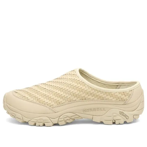 Merrell Moab Slide 2 Leather Woven Se - Stucco