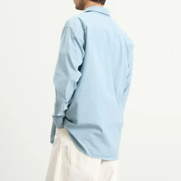 Stone Island Marina Cotton Nylon Panama Overshirt - Dust Blue