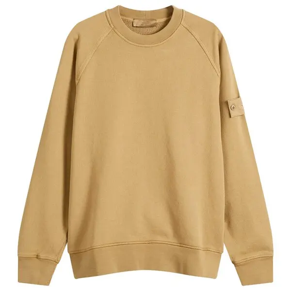 Stone Island Ghost Heavy Fleece Crewneck Sweatshirt - Dark Beige