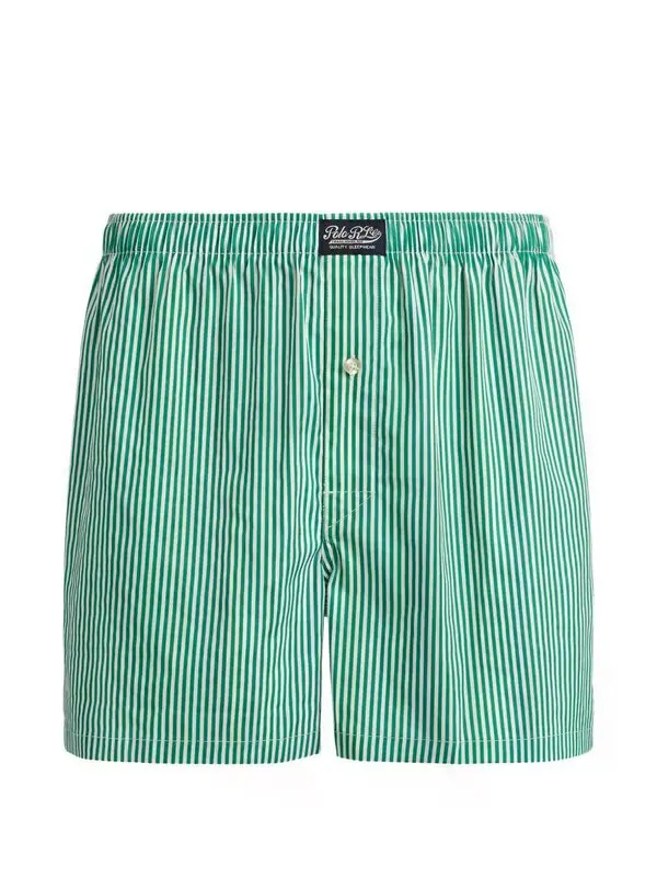 Polo Ralph Lauren Striped-pattern Boxers - Green