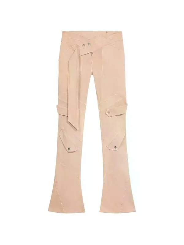 Blumarine Panelled Trousers - Neutrals