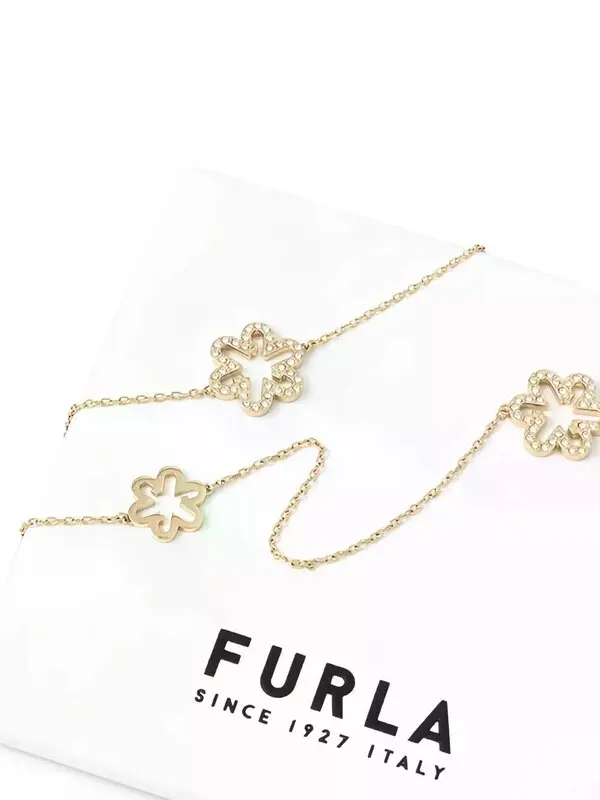 Furla Floral Charm Necklace