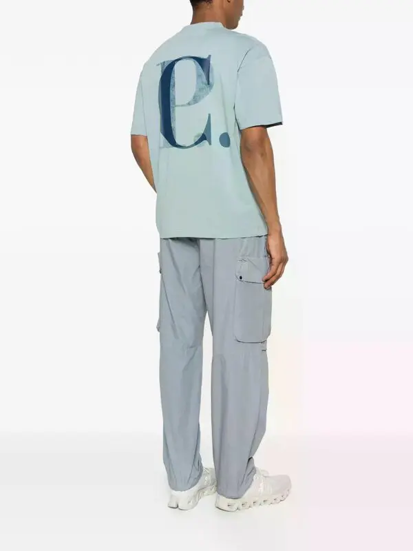 C.P. COMPANY Logo T-shirt - Blue