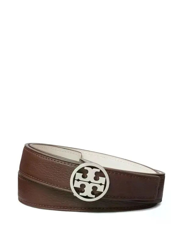 Tory Burch Miller Reversible Belt - Brown